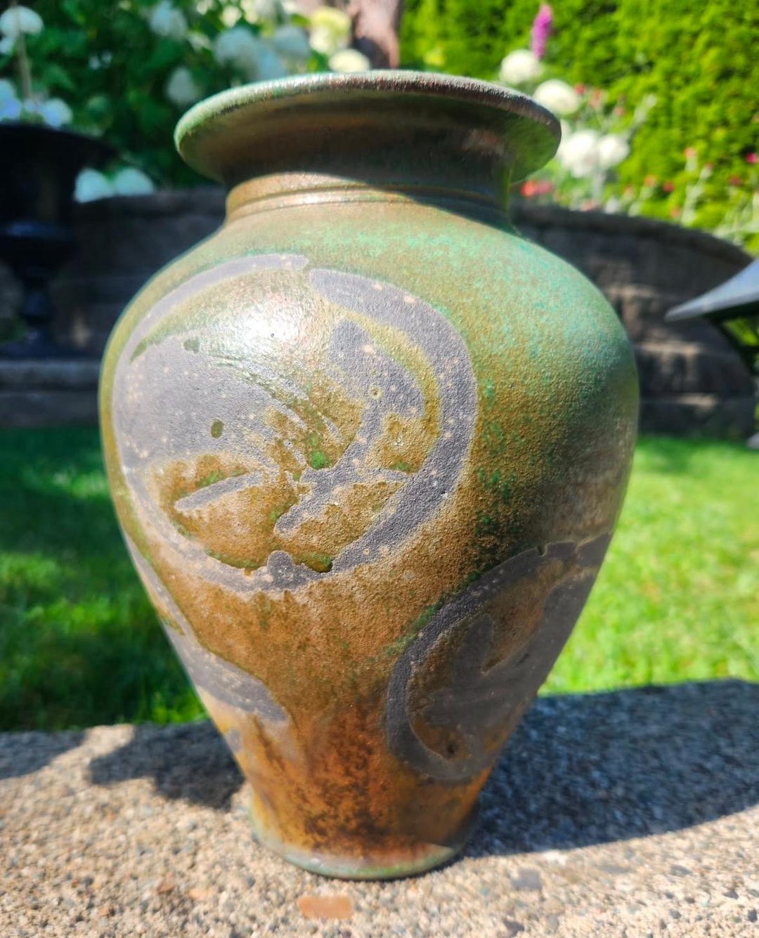 Gordon Reisig Wax Resist Pottery Vase Canadian Pottery Vintage 1970s - Etsy