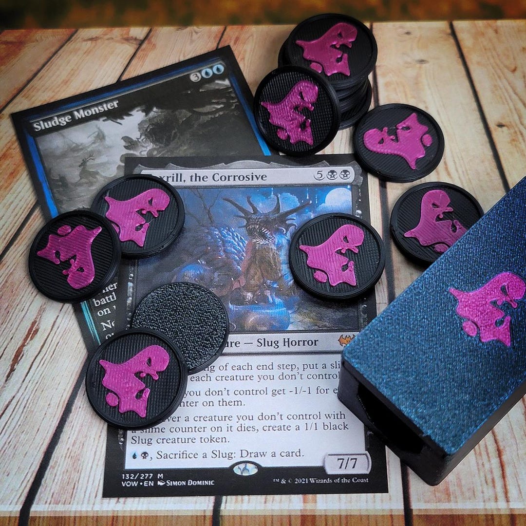 Slime Counter Set With Case for Magic the Gathering (MTG) (set of 18 ...
