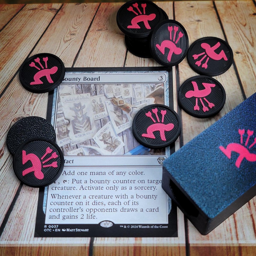 Bounty Counter Set With Case for Magic the Gathering (MTG) - Etsy
