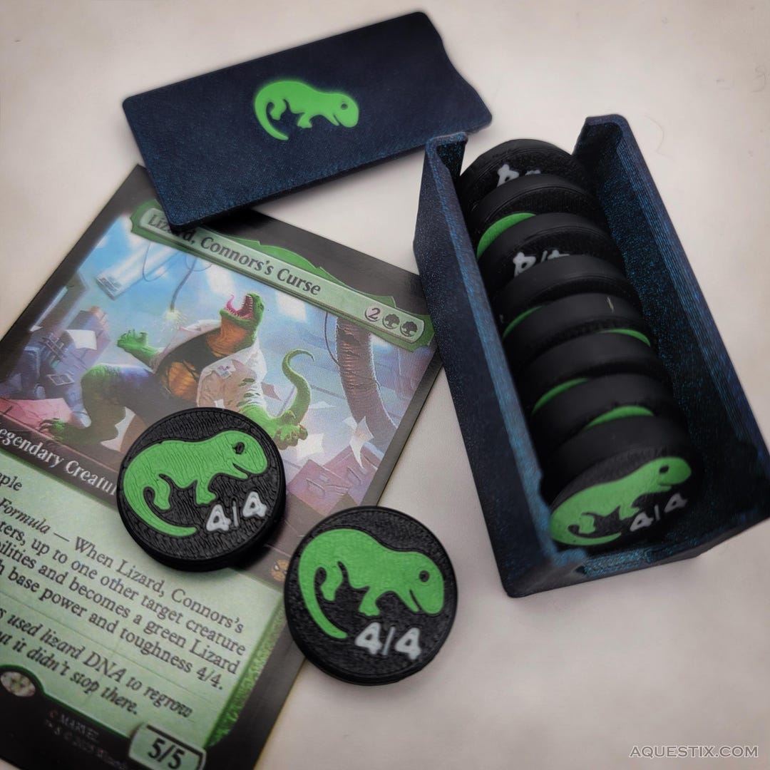 MTG Connors's Curse Markers, 10x Tokens With Case - Etsy