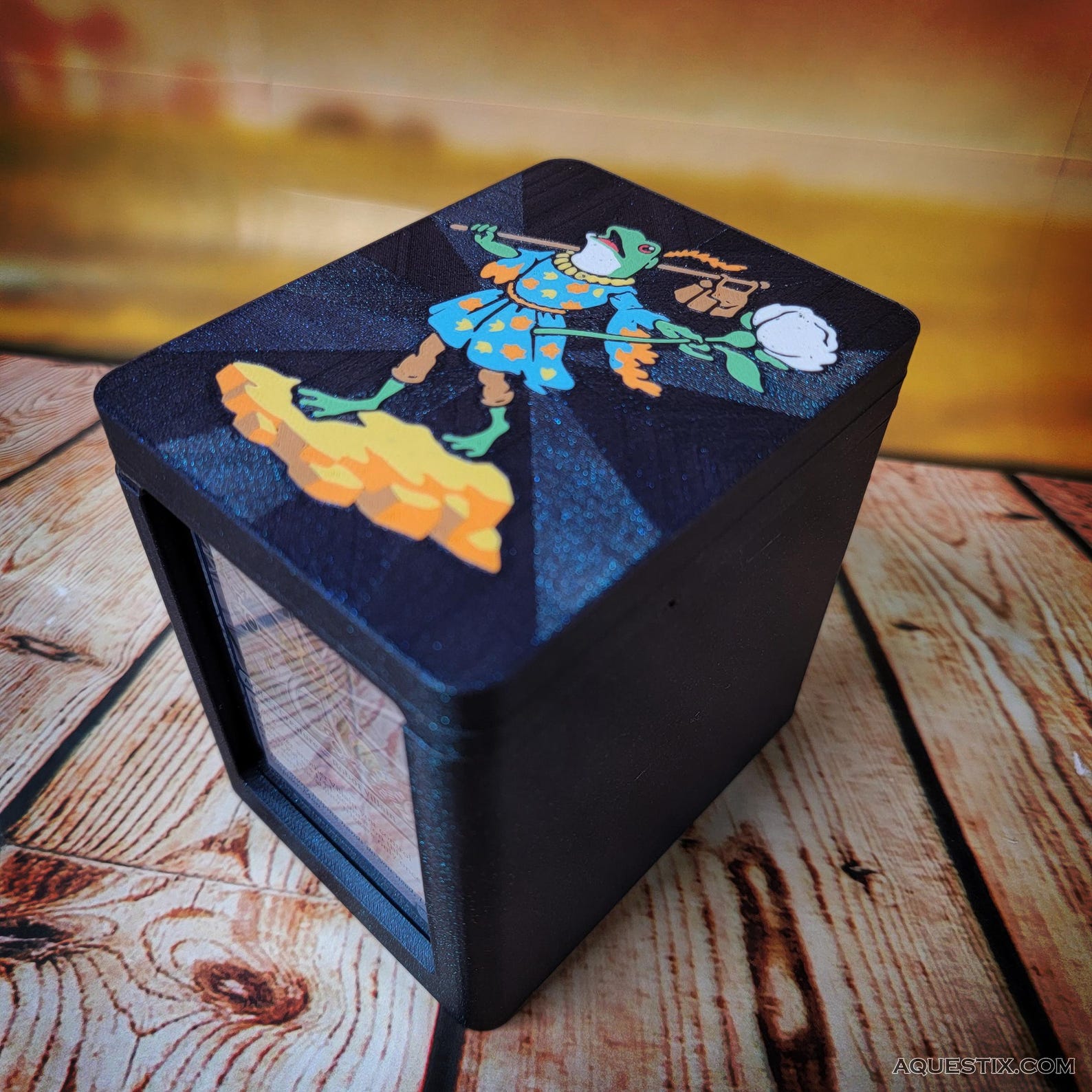 MTG Deckbox - Flubs the Fool Deckbox With Toploader for Magic the ...