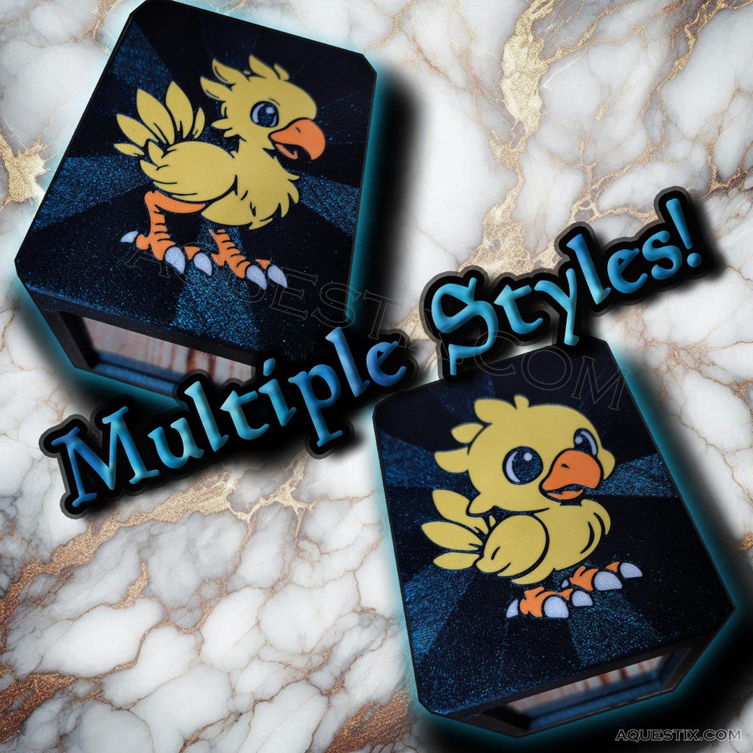 Chocobo Inspired Deckbox Commander Deckbox With Toploader for MTG ...