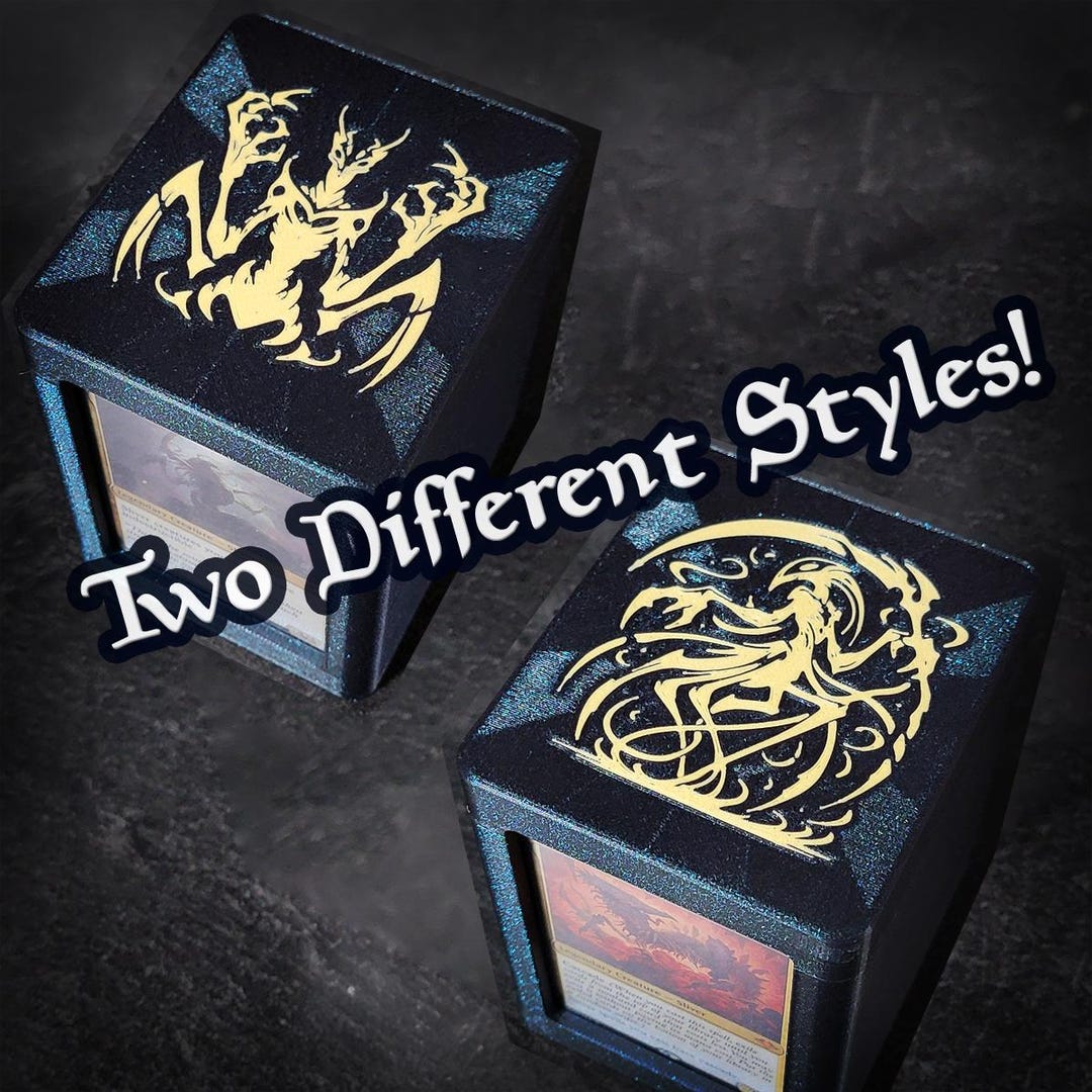 Sliver / Eldrazi Themed Commander Deckbox With Toploader for MTG (magic ...