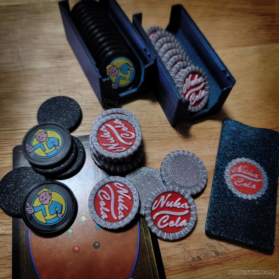 Fallout Inspired Game Tokens / Game Counters | for Use With Magic the ...
