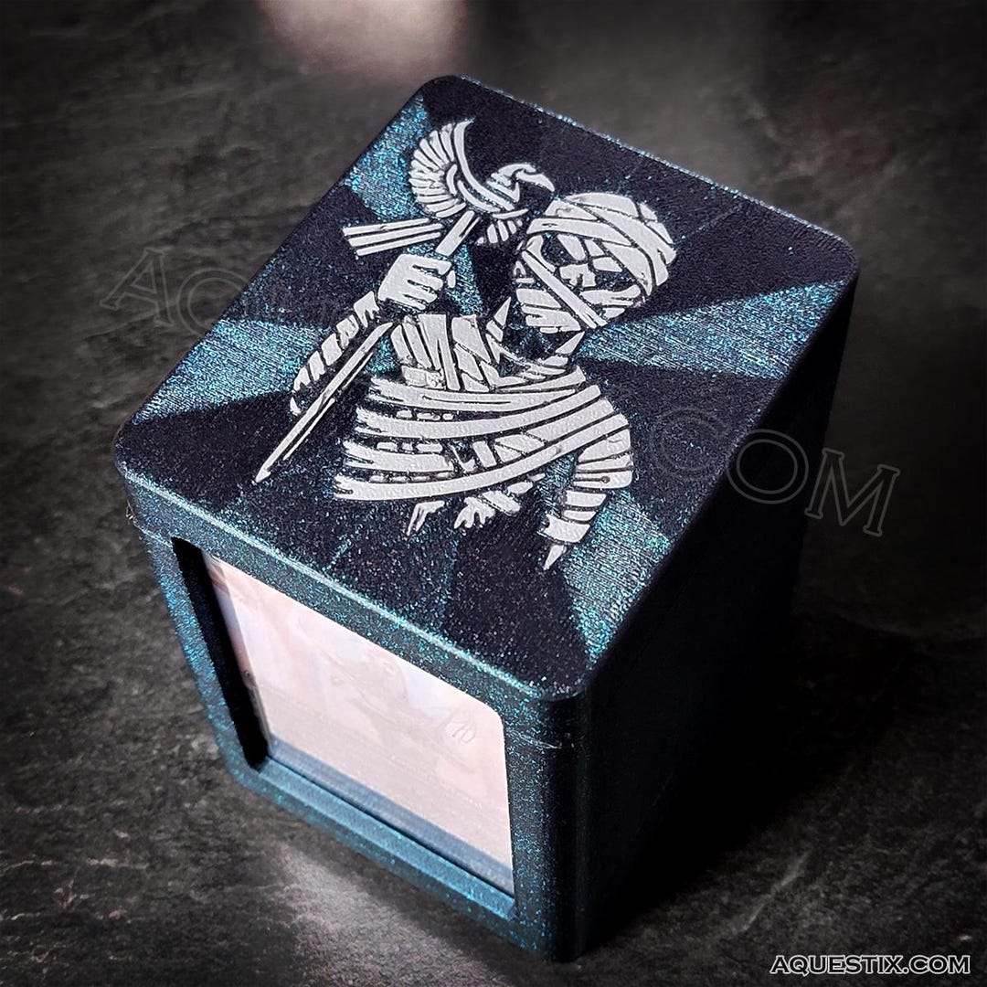 Mummy Themed Deckbox With Toploader for MTG (magic the Gathering) - Etsy