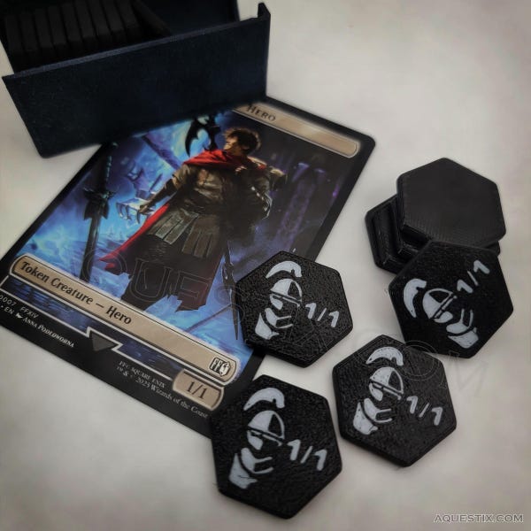 Mtg Hero Token - Etsy