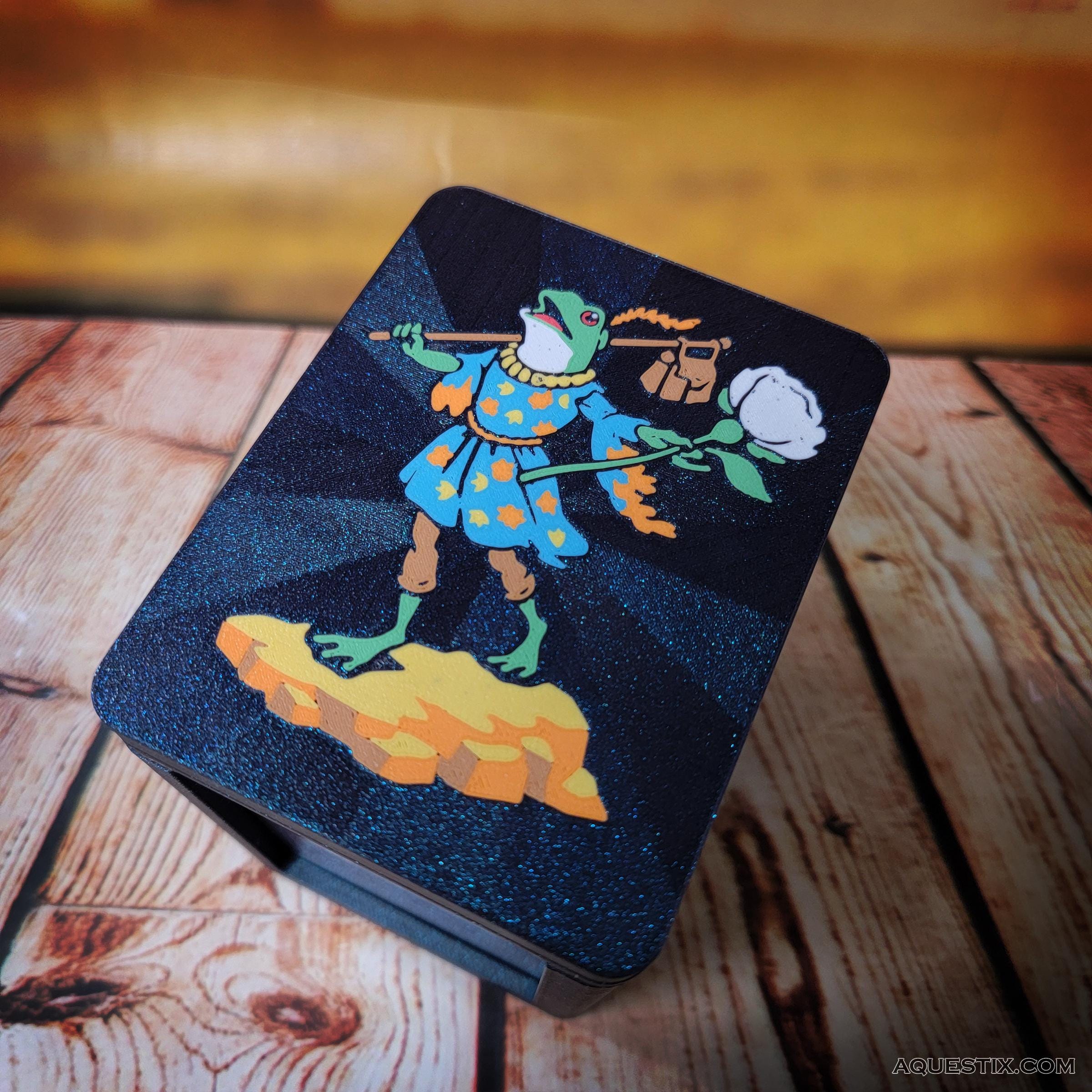 MTG Deckbox - Flubs the Fool Deckbox With Toploader for Magic the ...
