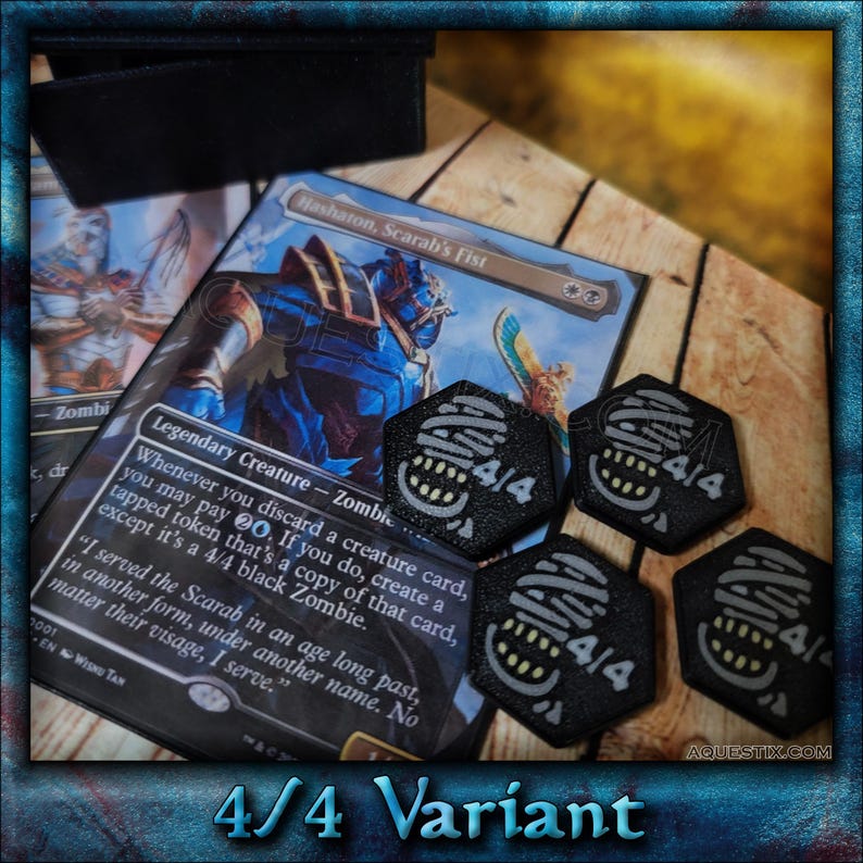 MTG Mummy Zombie Tokens: 2/2, 3/3, 4/4, 18x Tokens With Case - Etsy