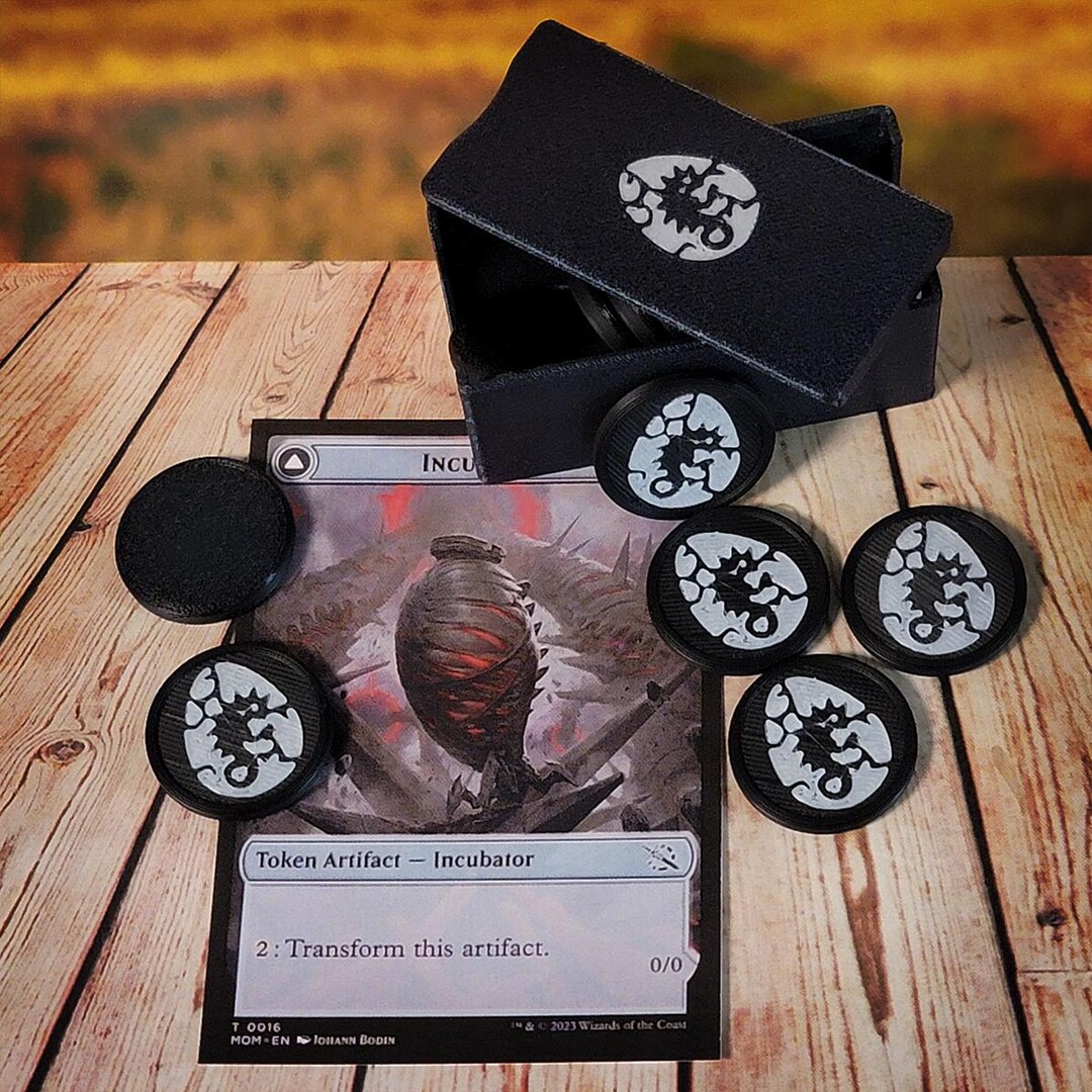 Incubator Egg Token Set With Case Compatible With Magic the Gathering ...