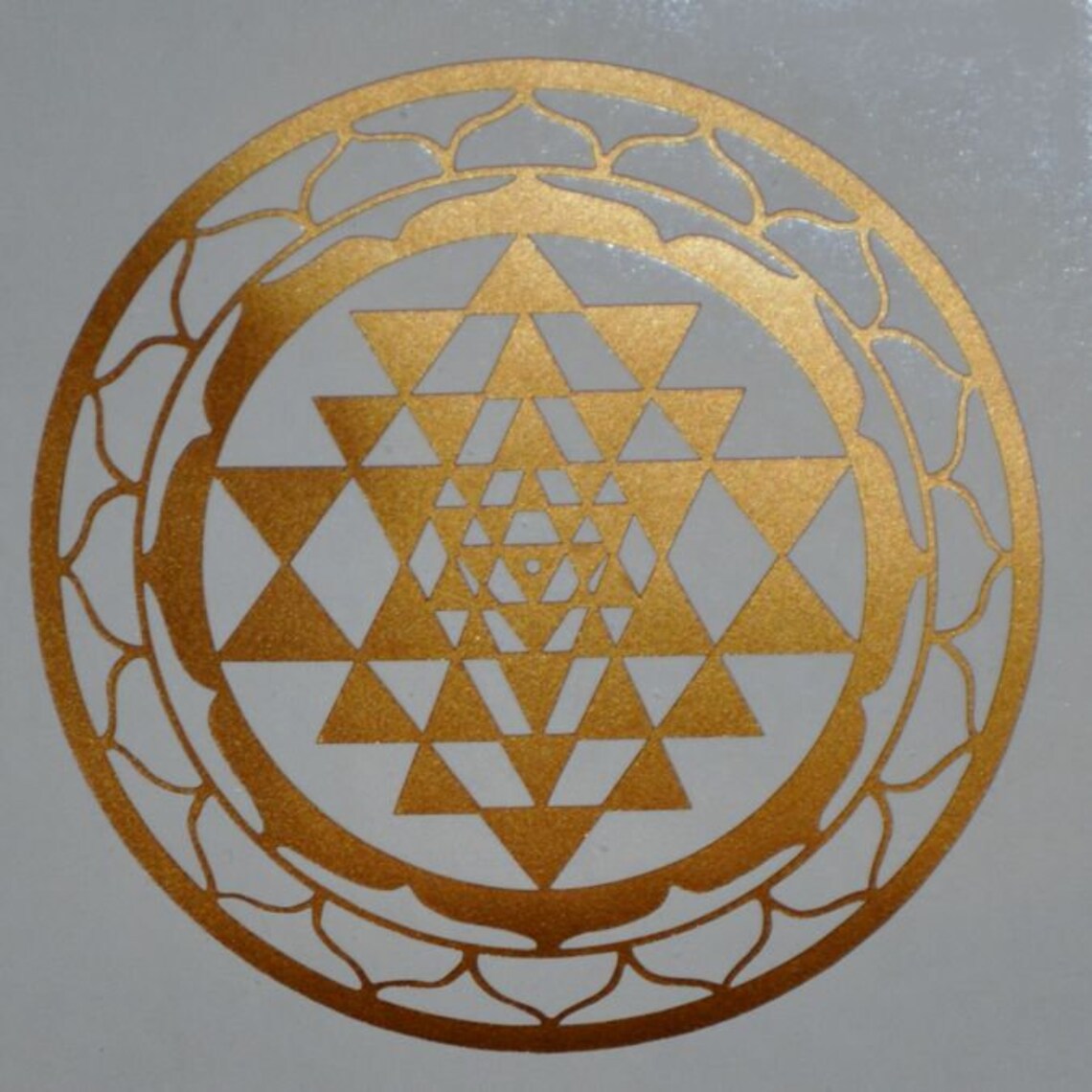 Sri Yantra Copper Vinyl Decal Sacred Geometry - Etsy