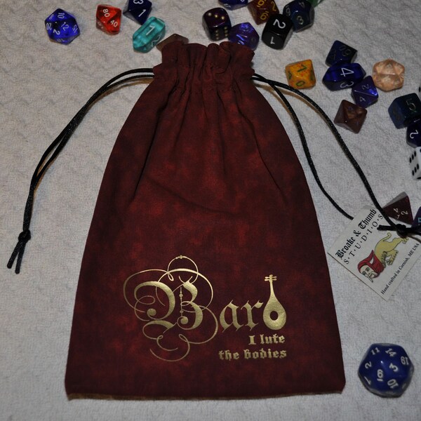 Bard Dnd Dice - Etsy