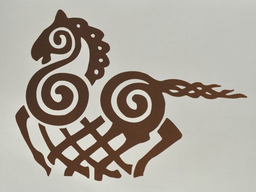 Viking Odin Sleipnir Copper Vinyl Decal - Etsy
