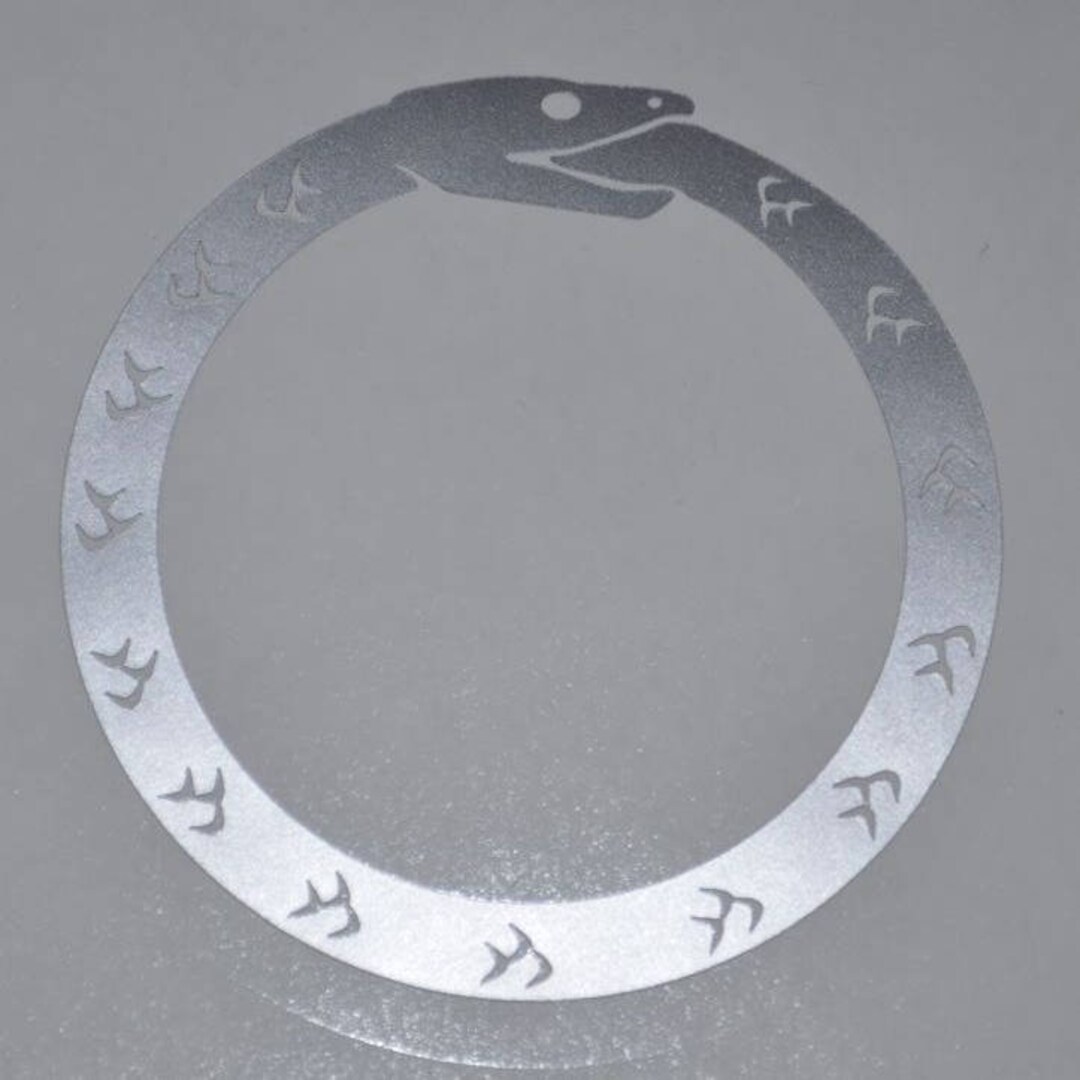 Ouroboros Silver Vinyl Decal - Etsy