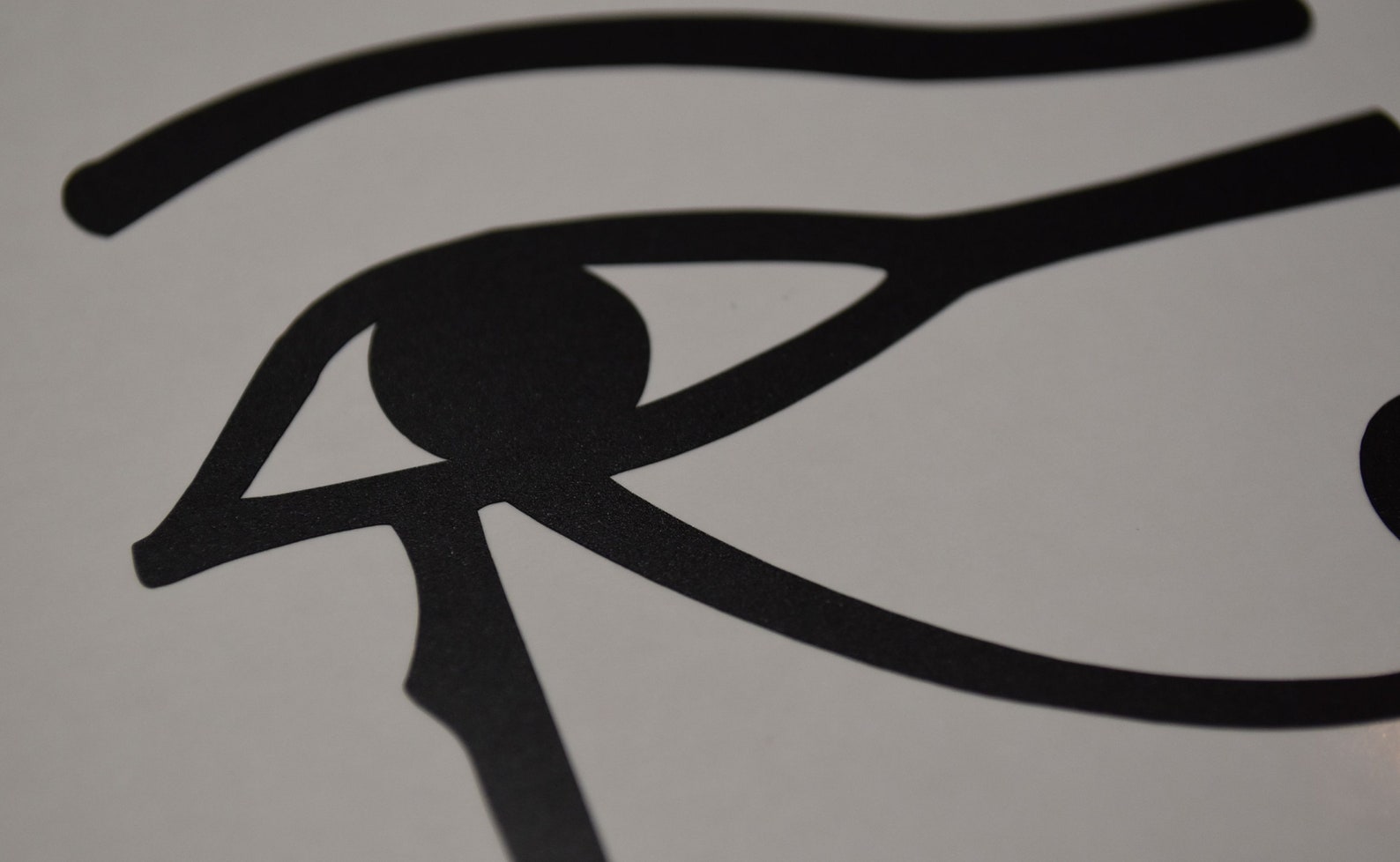 Egyptian Eye of Thoth Horus Ra MATTE Black Vinyl Decals - Etsy