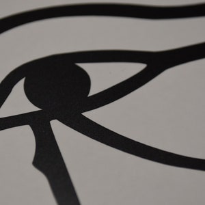 Egyptian Eye of Thoth Horus Ra MATTE Black Vinyl Decals - Etsy