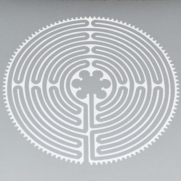 Chartres Labyrinth Decal - Etsy
