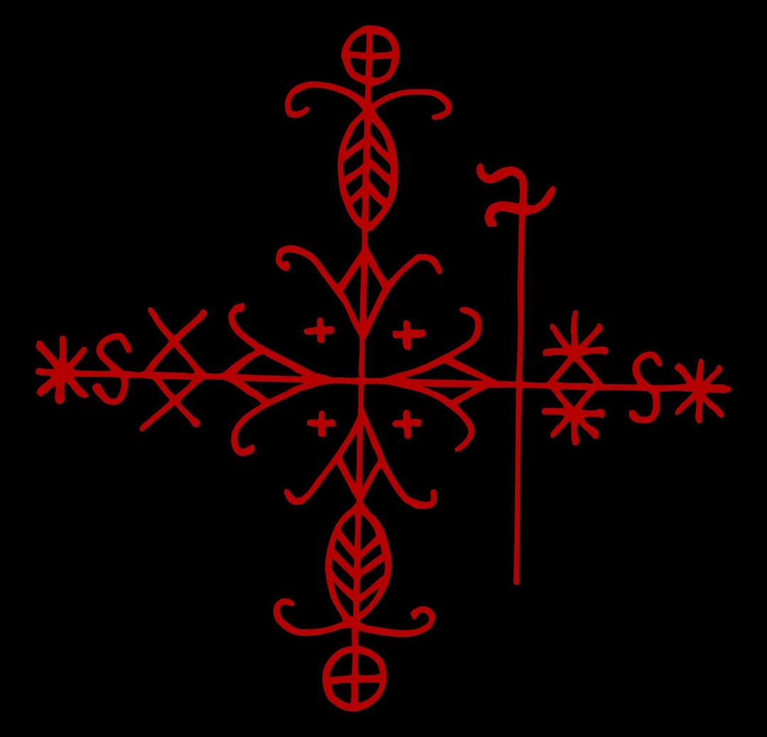 Papa Legba Voodoo Red Vinyl Decal - Etsy