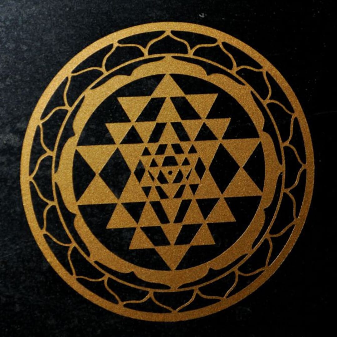 Sri Yantra Copper Vinyl Decal Sacred Geometry - Etsy