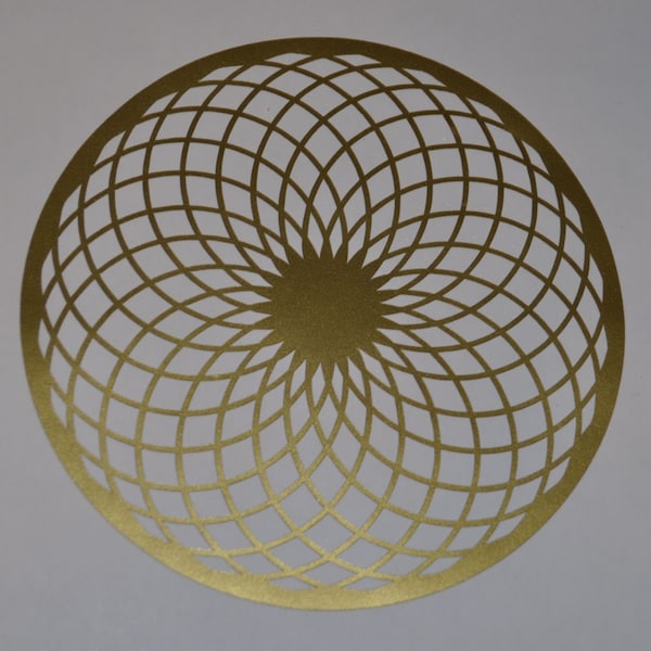 Sacred Geometry Sticker - Etsy