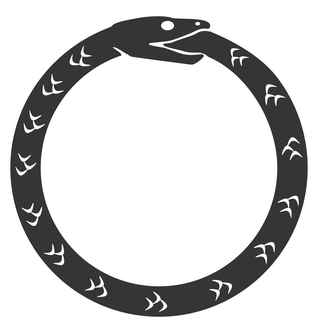 Ouroboros Serpent Snake Vector Digital Download - Etsy