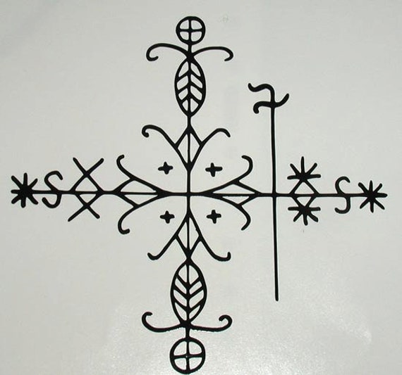 Voodoo Veve Papa Legba