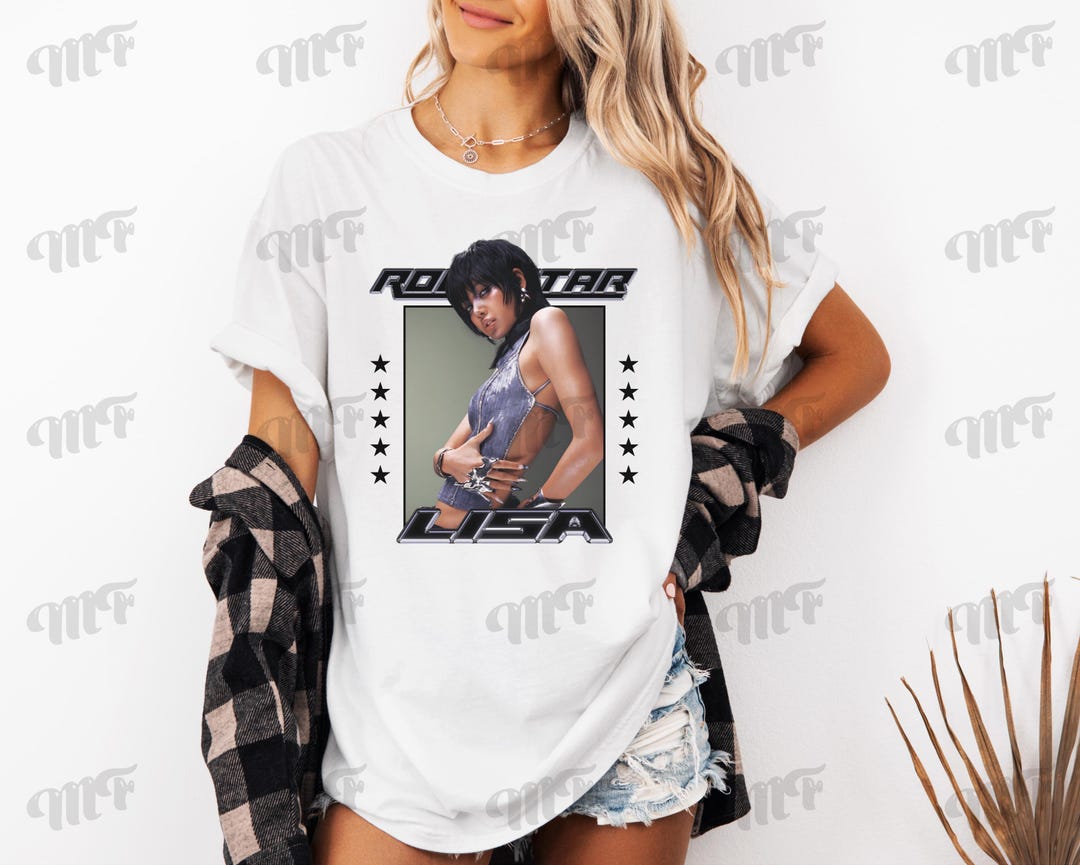 Special Edition Lisa Rockstar Kpop T-shirt | Rockstar | Vintage Retro ...