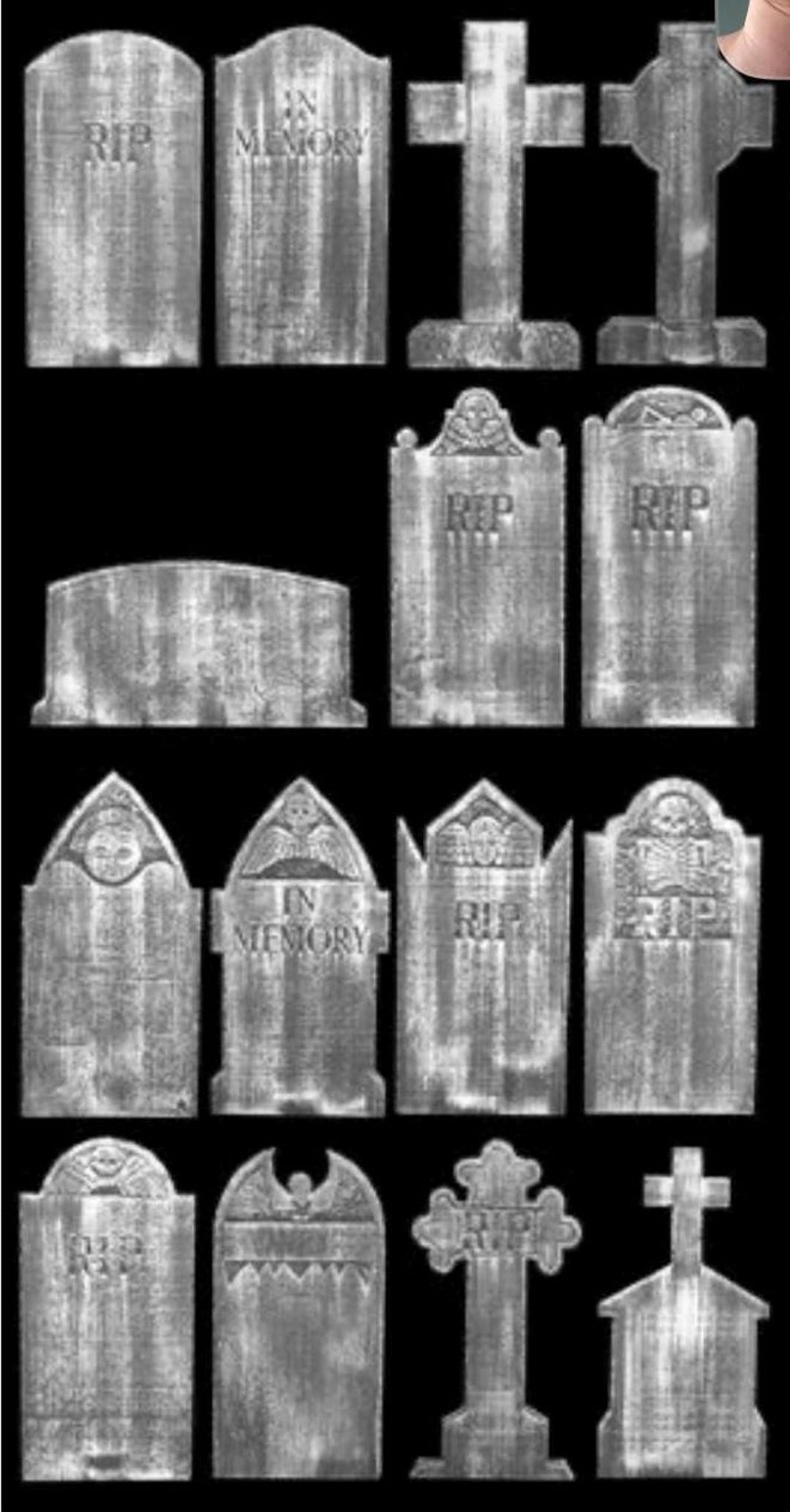 Miniature Custom Tombstone. for Dioramas - Etsy