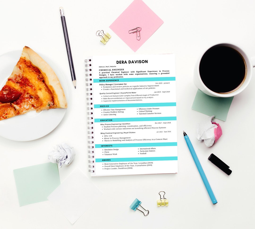 Standard Professional Resume Design, Modern and Clean CV, Essential for ...