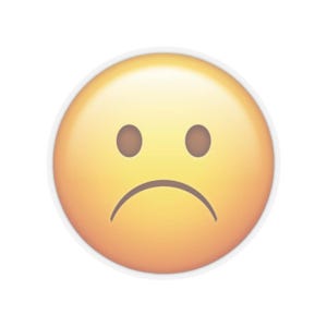 Sad Emote Kiss-cut Stickers, Monochrome Text Sticker, Vintage Style ...