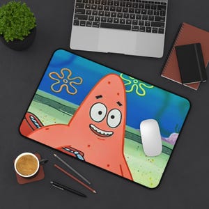 Patrick the Star Desk Mat - Etsy