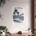 California Beach Paradise Poster, Matte Wall Art, Coastal Decor, Los ...