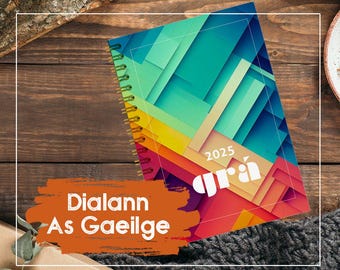 2025 Dialann Bhliantúil Gaeilge Dátheangach A5 / Bilingual Irish Diary ...