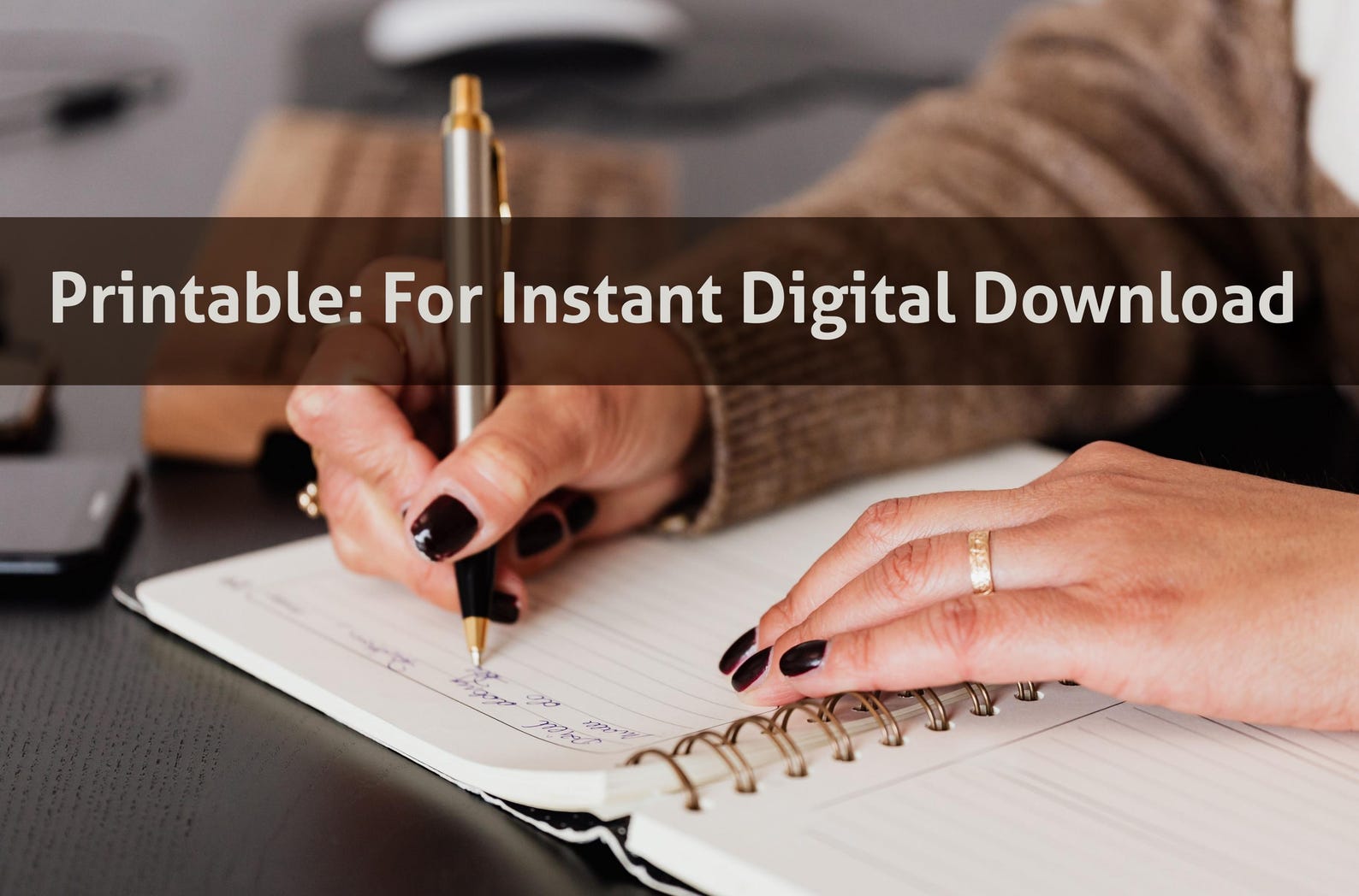 Printable Instant Download Diary Dialann Acadúil, as Gaeilge Irish ...