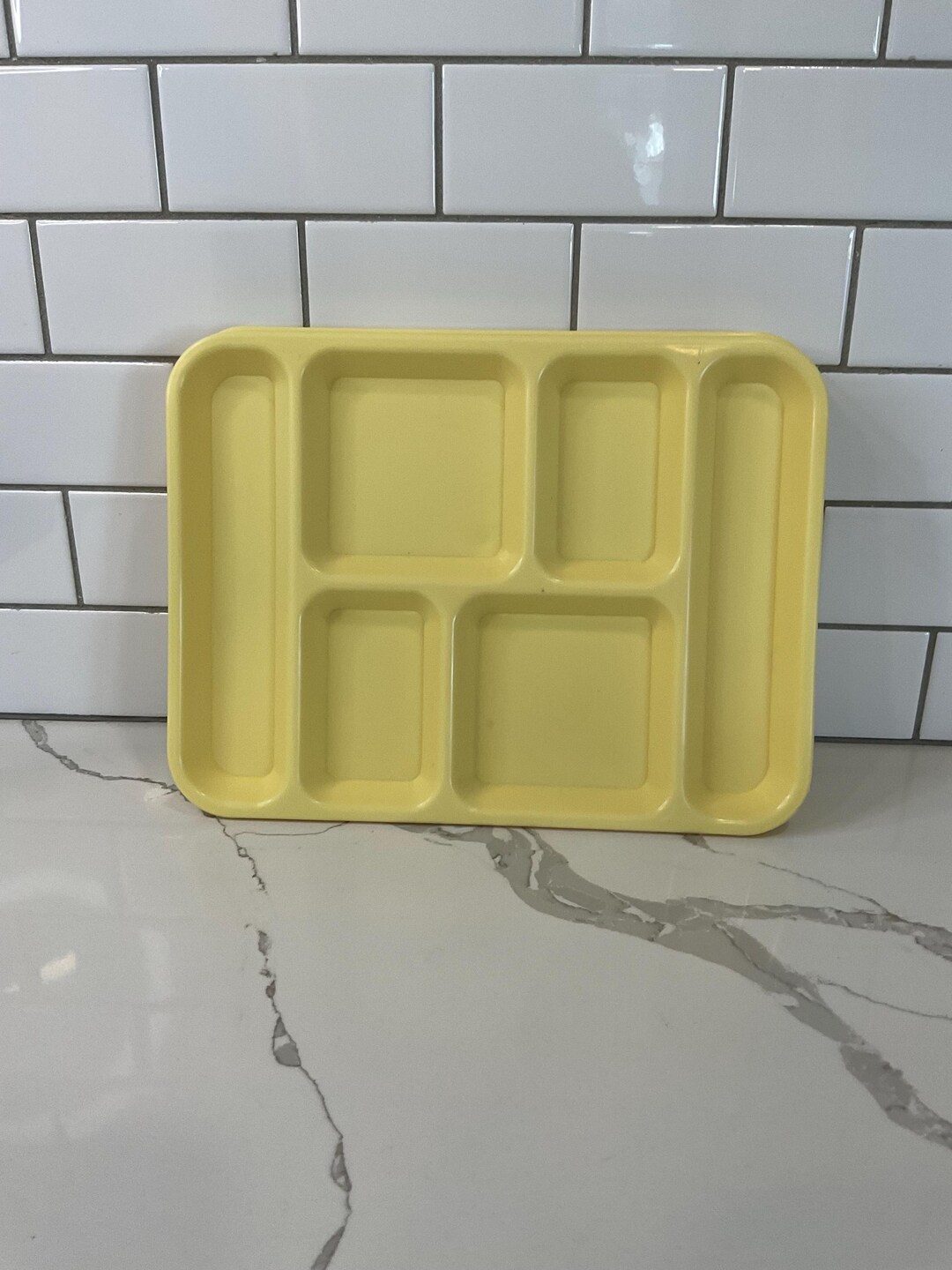 Vintage Divided Cafeteria Lunch Trays-great for the Holidays Set of 5 ...