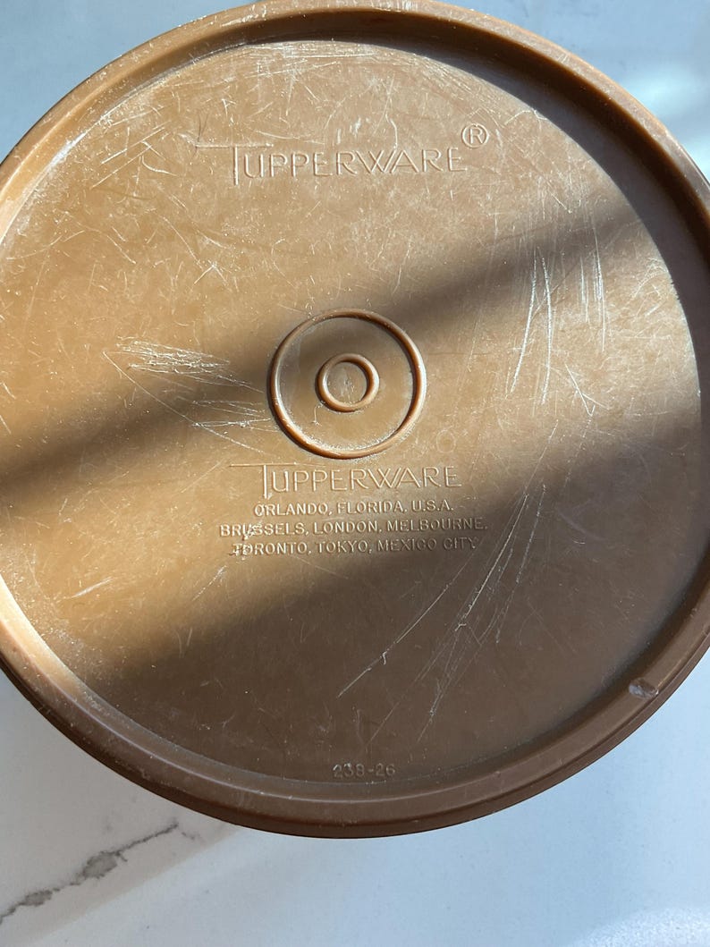 Vintage Tupperware Coffee & Tea Canister Set #263-5, 263-6 and Lids 238 ...