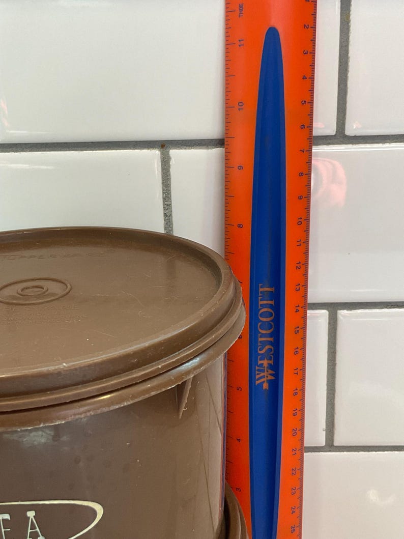 Vintage Tupperware Coffee & Tea Canister Set 263-5, 263-6 and Lids 238 ...