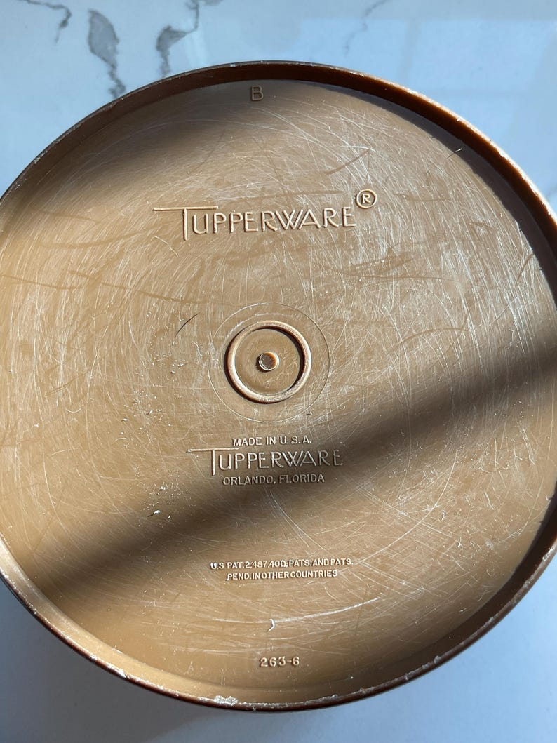 Vintage Tupperware Coffee & Tea Canister Set #263-5, 263-6 and Lids 238 ...