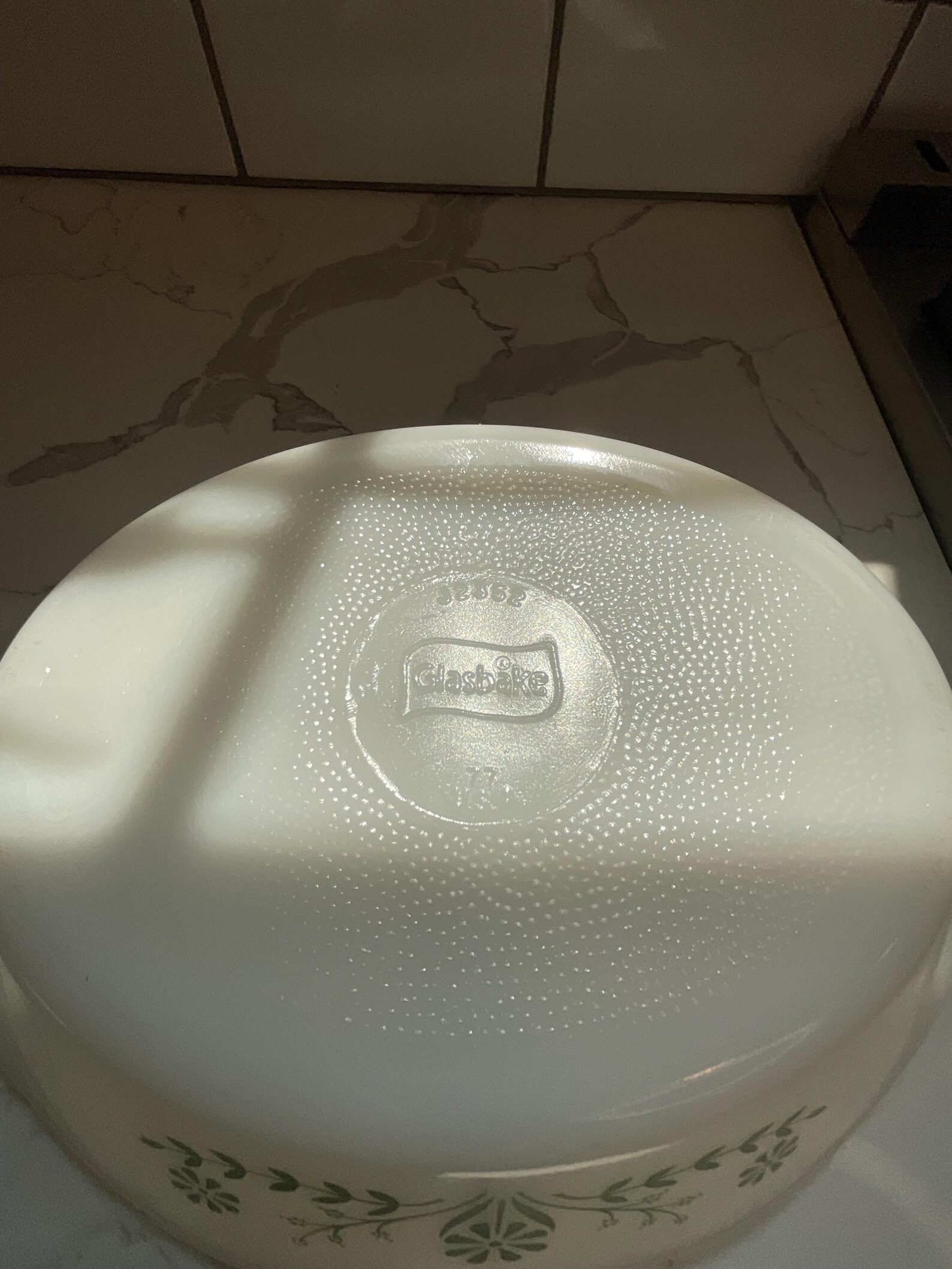 Glasbake Primrose Dream Set Green in Crazy Daisy Pattern S - Etsy