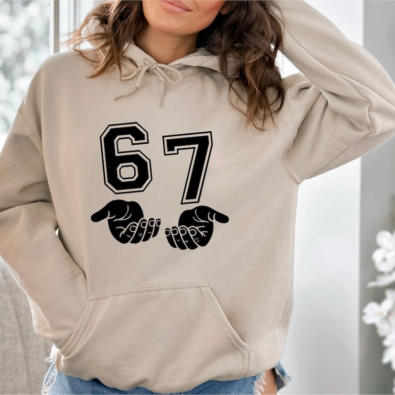 67 Hoodie - Etsy