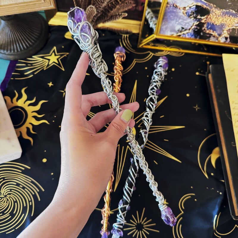 Crystal Wand - Etsy
