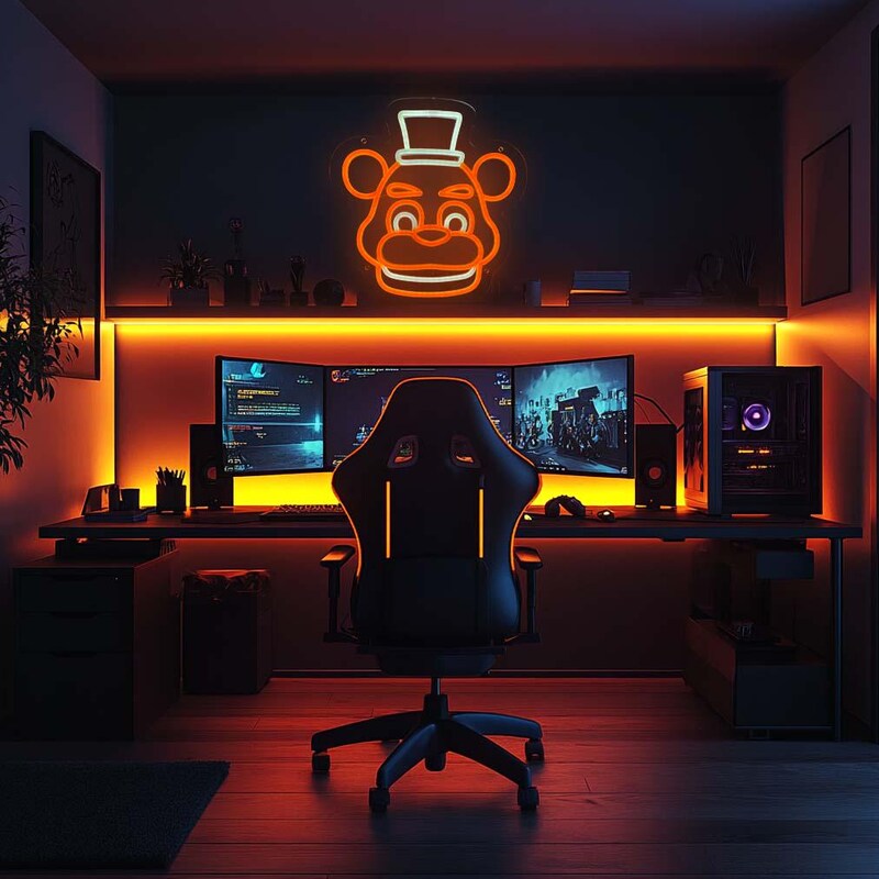 Neon Sign Five Nights at Freddys - Etsy