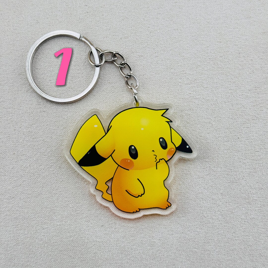 Anime Keychain – Cute Cartoon Key Ring, Backpack Charm, Collectible ...