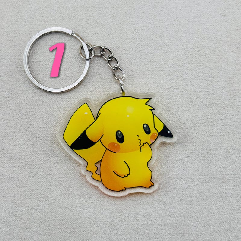 Pokémons Keychain - Etsy