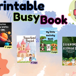 Busy Book, Themed Busy Book, Printable Busy Books, Toddler Busy Book ...
