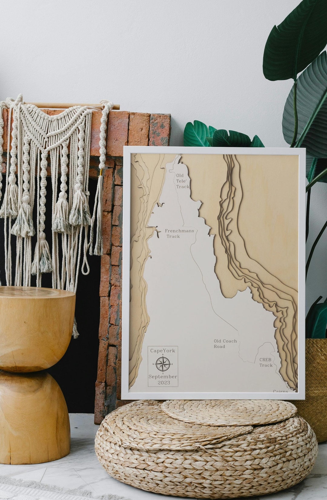 Custom 3D Wooden Map - Etsy