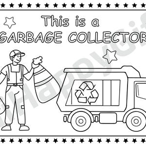 Community Helpers Coloring Pages: Printable PDF Worksheets for ...