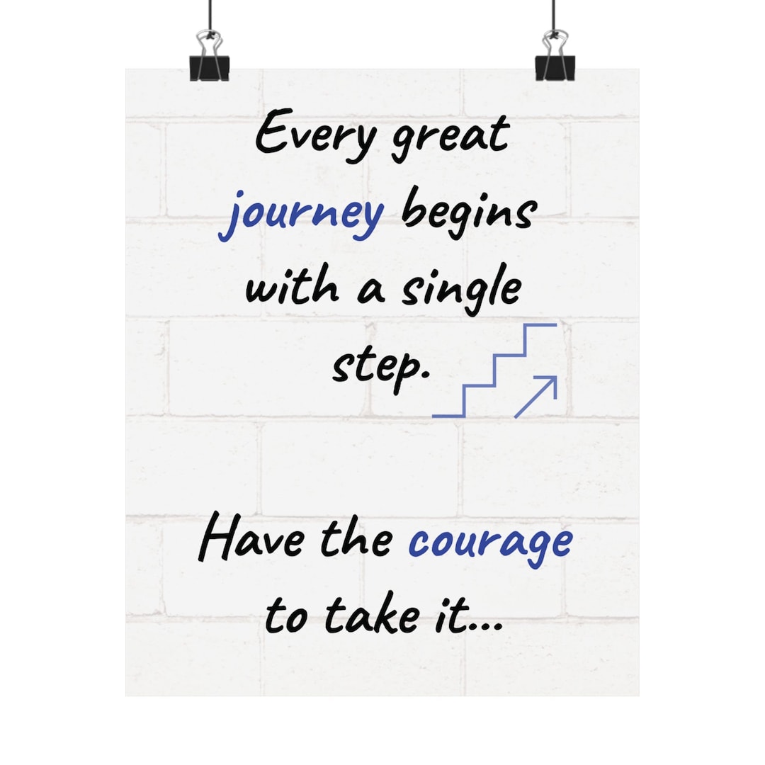 Step Into Greatness - Matte Vertical Posters - Etsy