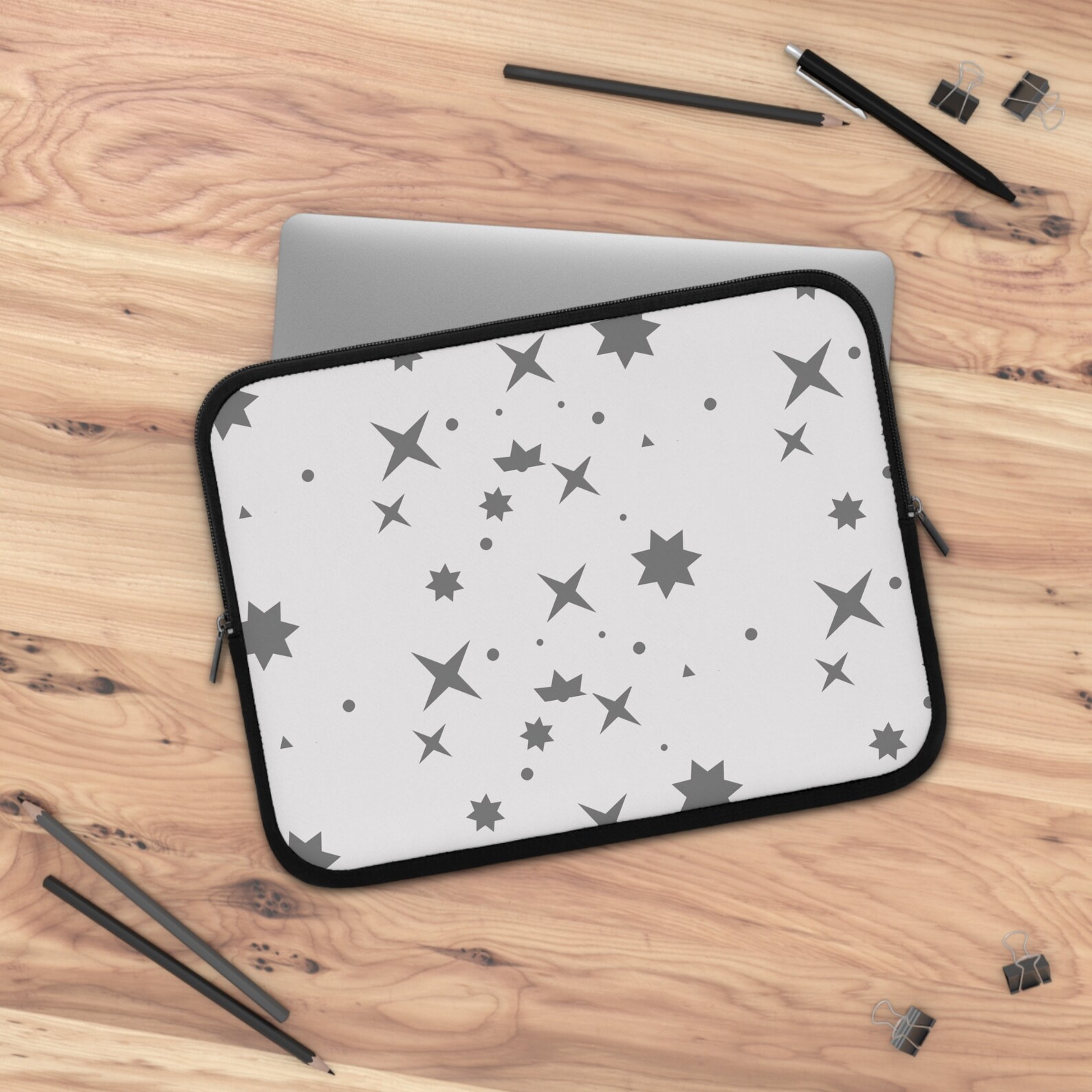 Galactic Ash and Charcoal Starfield Neoprene Laptop Sleeve - Etsy