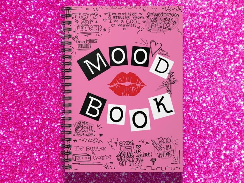 Burn Book Inspired Mean Girls Mood Tracker Aesthetic Journaling ...