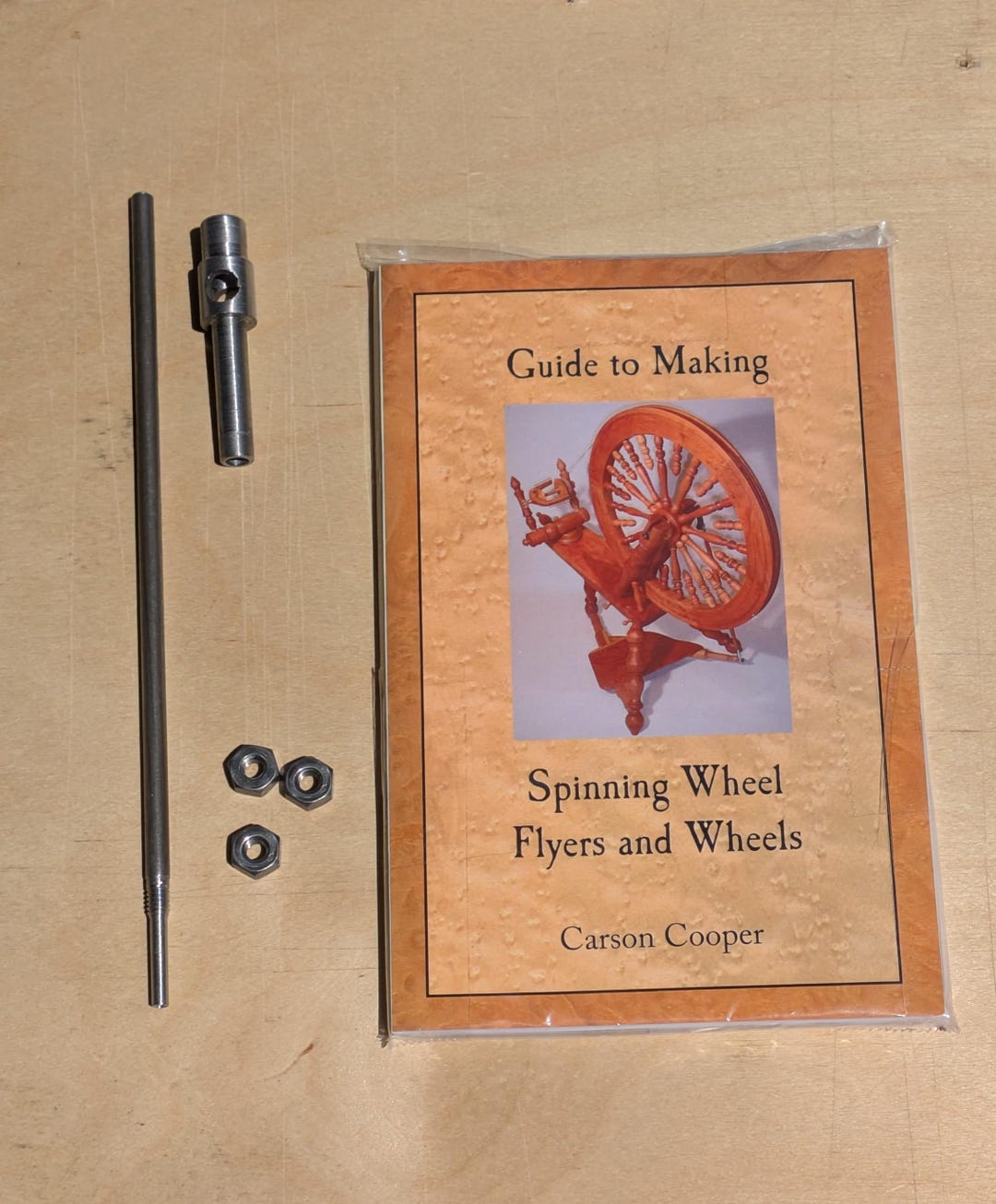 DIY Spinning Wheel Flyer Shaft + Guide BOOK - Etsy